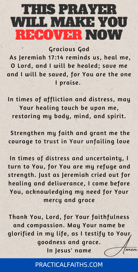 10 Powerful Prayers for Healing and Restoration