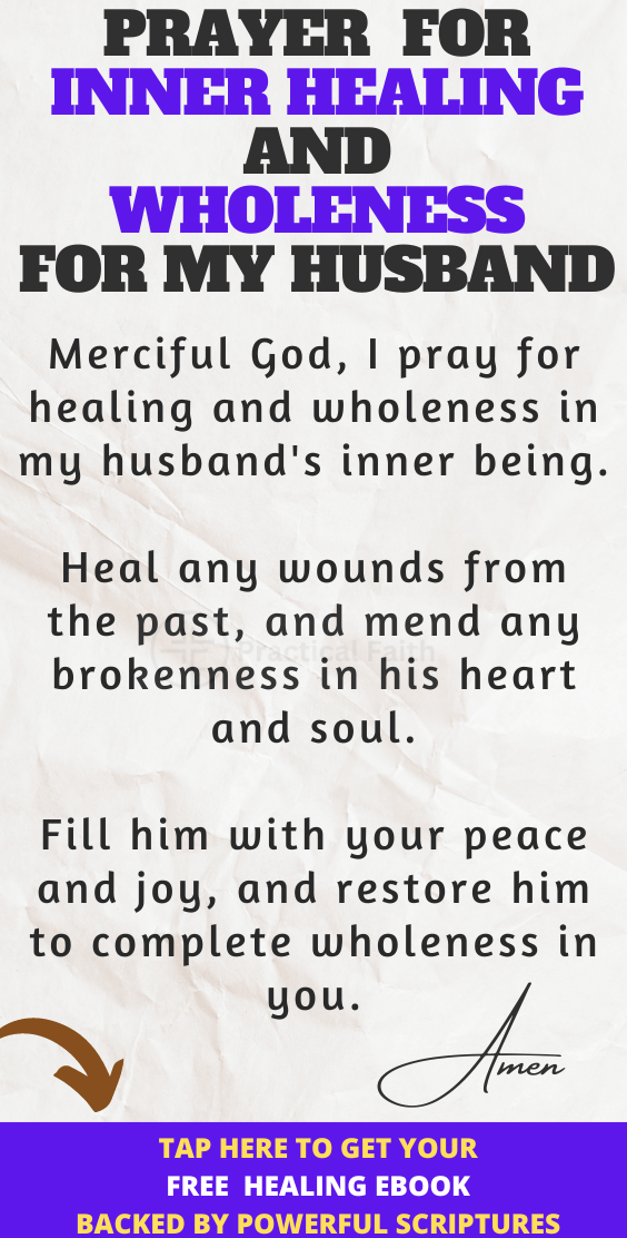 10 Healing Miracle Prayers for my Husband's Health