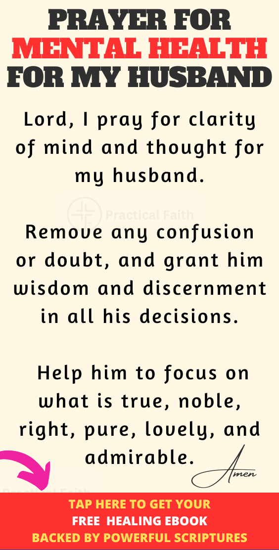 10 Healing Miracle Prayers for my Husband's Health
