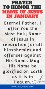 5 Powerful Prayers to Honor the Holy Name of Jesus in January